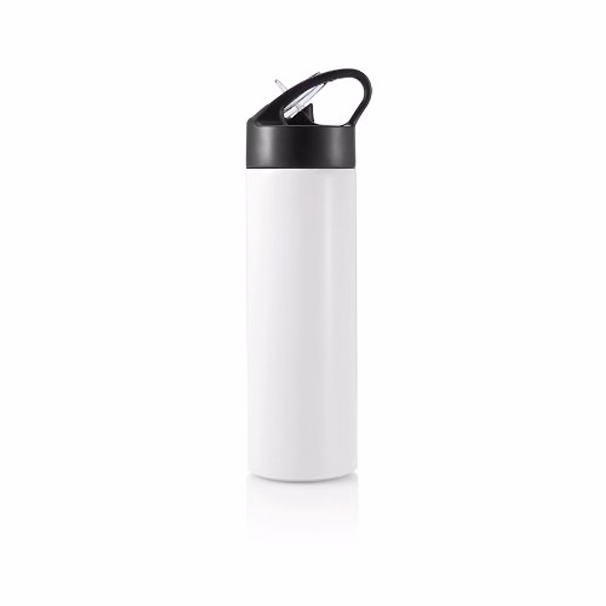 XD Design Bottle with Straw, White, One Size