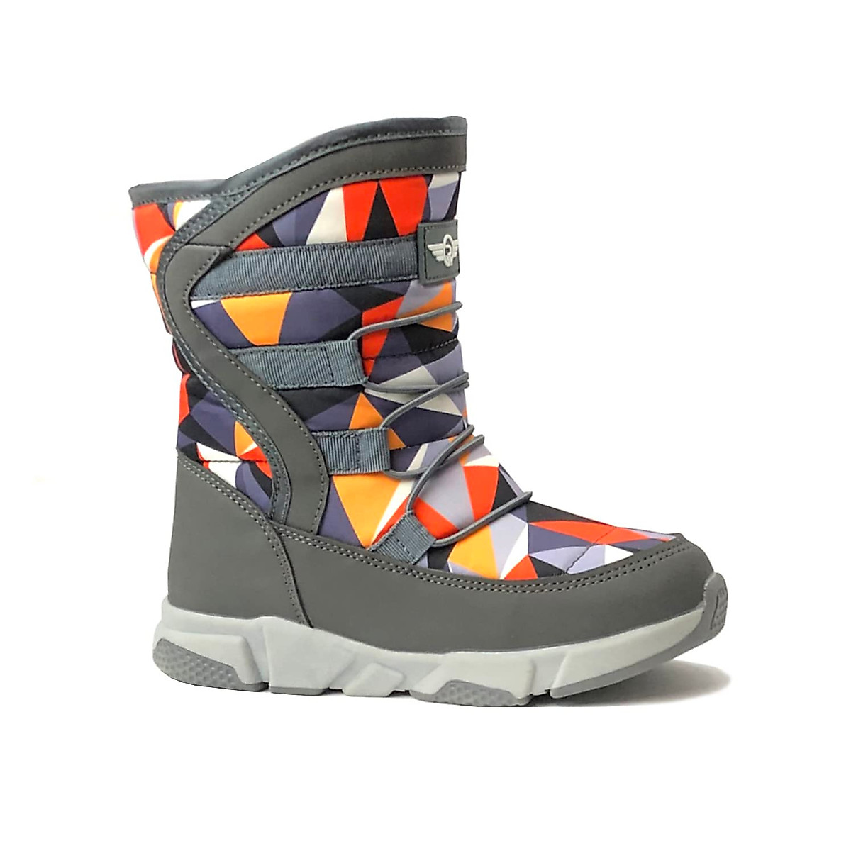 REDVOLUTION Girls Boys Warm Winter Flat Shoes Fashion Buckle Snow Boots(Toddler/Little Kid/Big Kid) (Small Kid 13 B(M), 430 Black)