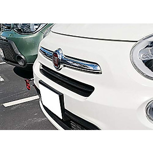 Luyao Aluminum Tow Hook Ring for 2016-up Fiat 500X ONLY Sports Red Track Racing Style