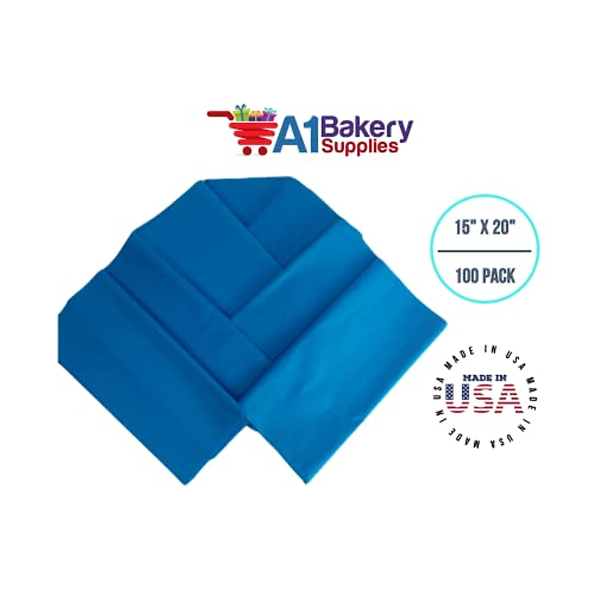 Gift Wrap Color Tissue Paper Gift Wrap Tissue Paper Brilliant Blue 15 x 20 inch 100 Sheets