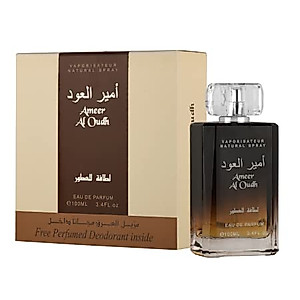 Lattafa Perfumes Collection |Ameer Al Oud Intense Oud & Ameer Al Oudh |EDP-100ML-3.4Oz| Woody, Sweet Oud, Bukhoor |Oriental Perfum. (xtra value pack)