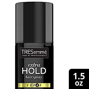 TRESemmé Tres Two Spray Extra Hold Hairspray, Extra-Firm Control, Strong Hold with Touchable Feel, Humidity Resistant, All Day Frizz Control, Pack of 4 – 1.5 oz each