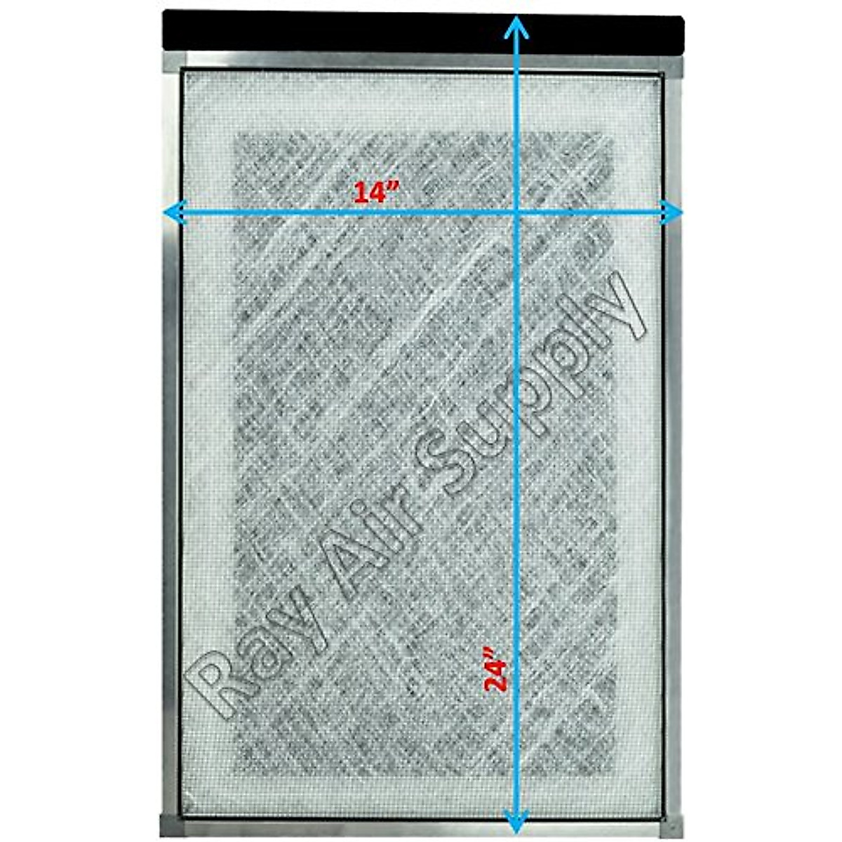 RAYAIR SUPPLY 14x24 Dynamic Air Cleaner Replacement Filter Pads 14x24 Refills (3 Pack) White