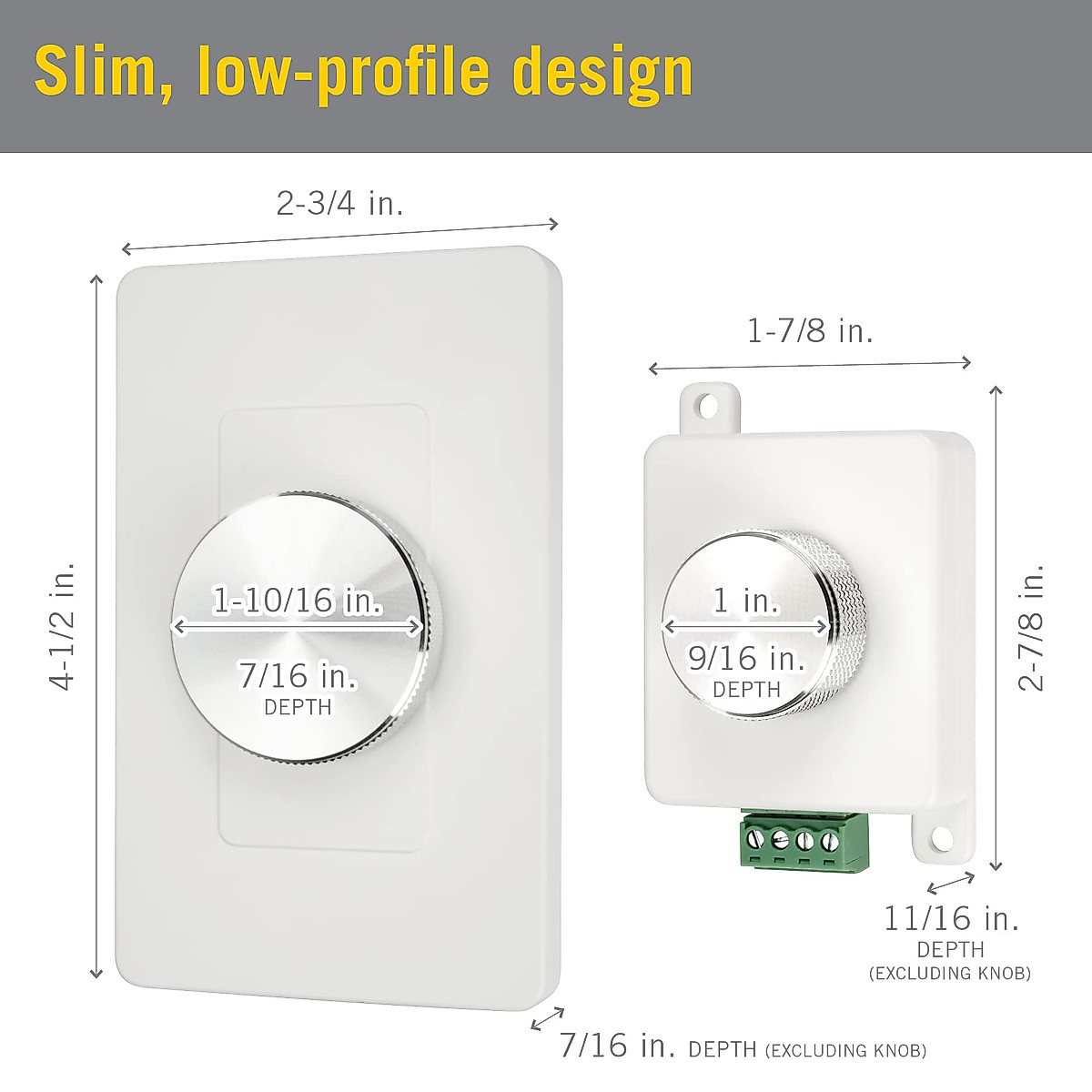Armacost Lighting Proline Rotary Knob LED Dimmer 511129