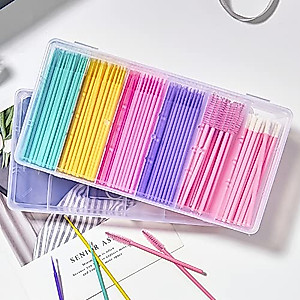 Jutieuo 2 Pack Clear Plastic Storage Containers Box - Visible Cosmetic Tools Storage Box - Makeup Tools Fishing Tackle Accessory Box Organizer - Organizer Box for Bead Jewelry Screws DIY Crafts