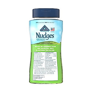 Blue Buffalo Nudges On The Go Natural Dog Treats, Chicken 5.5oz Reusable Container