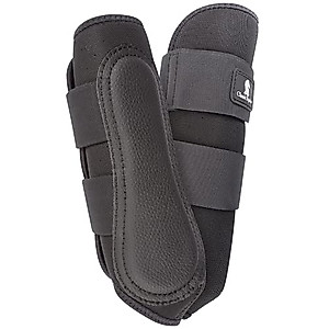 Classic Equine AirWave EZ Wrap II Hind Splint Boots, Black