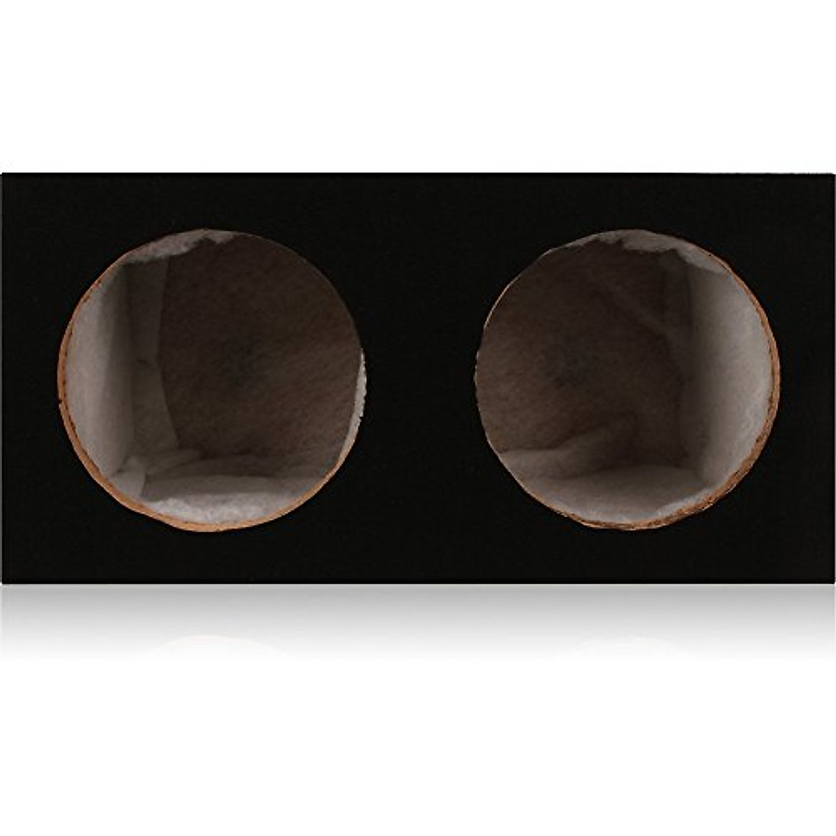 BELVA Dual 10-inch Car Subwoofer Box Sealed 3/4-inch MDF Prelined Polyfil