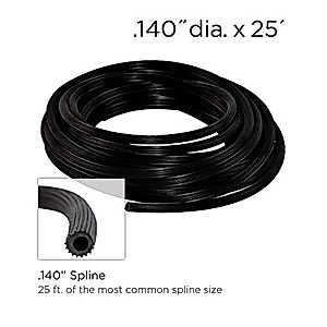 Saint-Gobain ADFORS FCS9831-M Standard Screen Repair Kit for Window & Door, 36" x 84", Charcoal, 21 Sq Ft ( Packaging May Vary )
