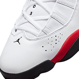 Jordan Mens 6 Rings 322992 126 Cherry - Size 9 White/Black-university Red