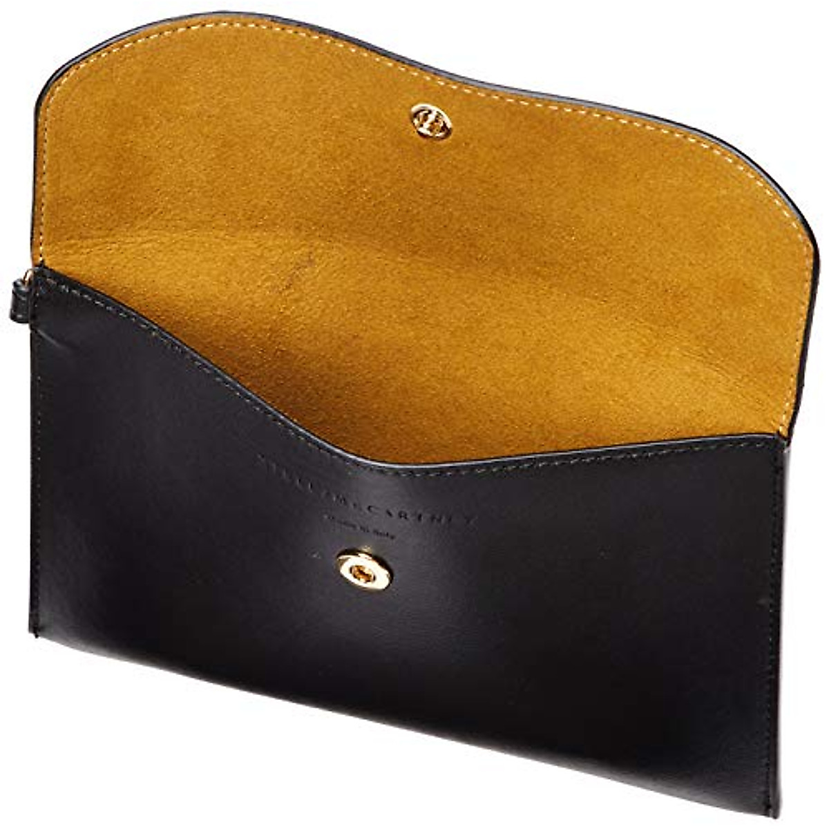 Stella McCartney 513860 W8542 2-Way Handbag with Logo Pouch Black