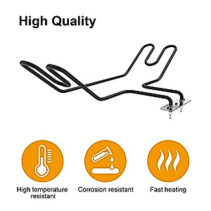 Grill Heating Element for Pit Boss PBV2A1 PBV3A1 PBV3D1 PBV2D1 Digital Electric Vertical Smoker,Heating Element Replacement Parts for Pit Boss 2 and 3 Series Smoker(120v,1650w)