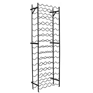 Sorbus Wine Rack Free Standing Floor Stand - Racks Hold 75 Bottles of Your Favorite Wine - Large Capacity Elegant Wine Storage for Any Bar, Wine Cellar, Kitchen, Dining Room, etc (75 Bottles)