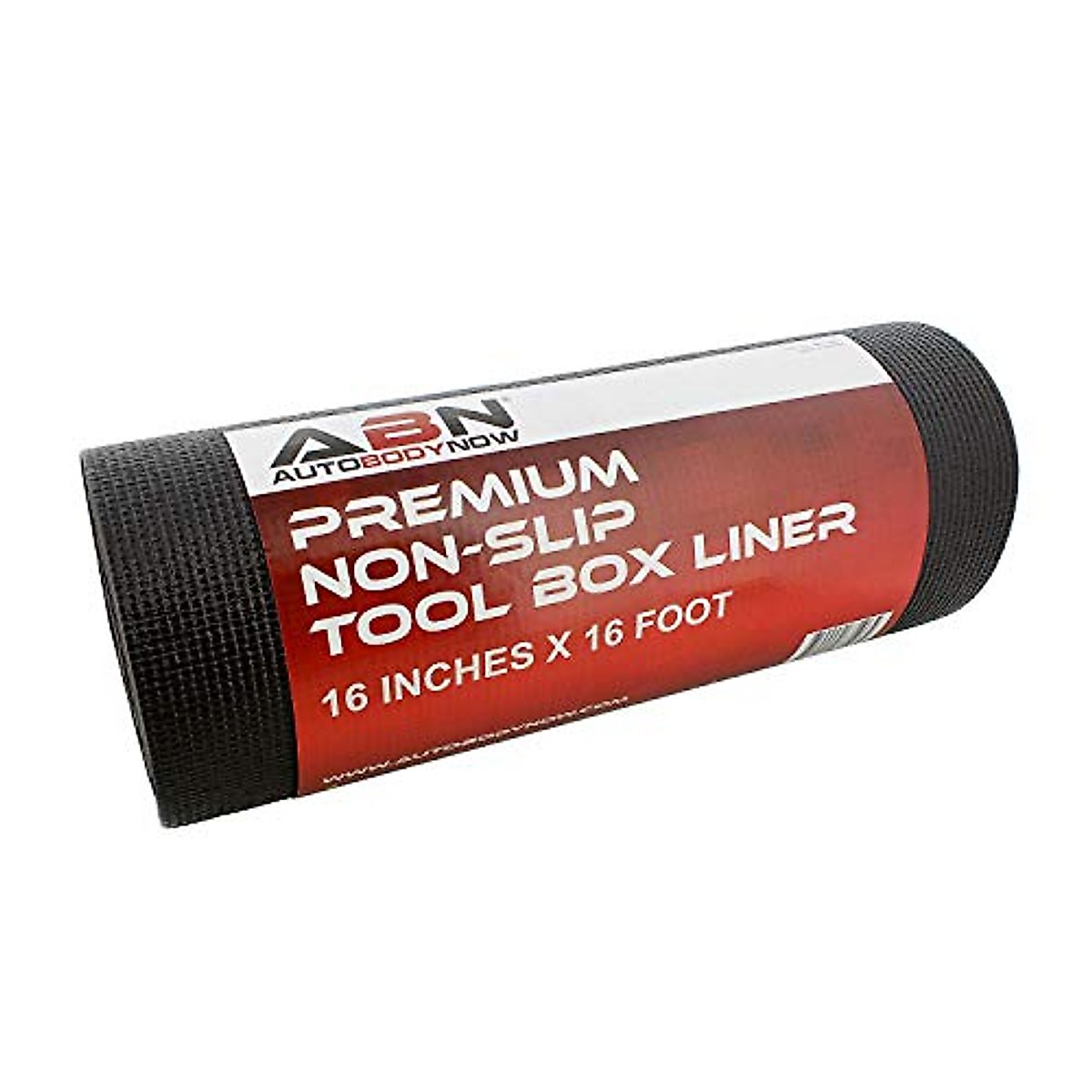 ABN Tool Drawer Liner Non Slip Tool Box Liner - Bulk Rubber Shelf Liner Roll Black Shelf Liner Non Adhesive, 16in x 16ft