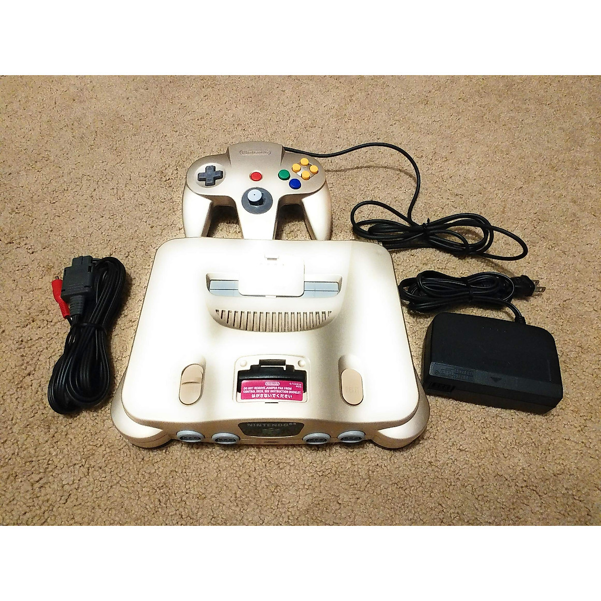 Limited Edition Gold Nintendo 64 Console