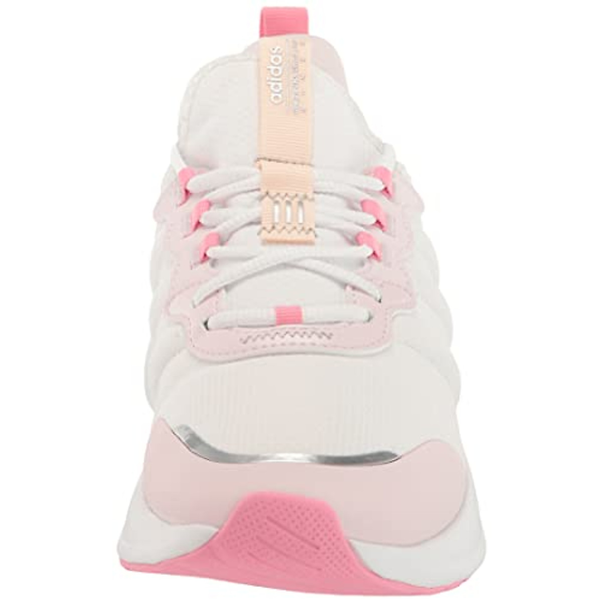 adidas Women's Puremotion Super Running Shoe, FTWR White/FTWR White/Almost Pink, 7.5