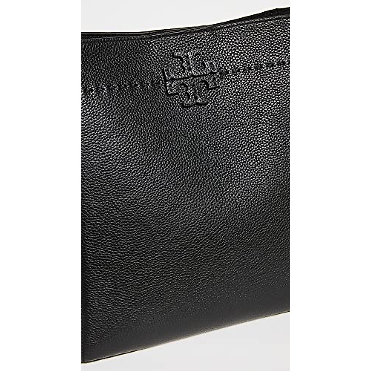 Tory Burch Women's McGraw Bucket Bag, Black, One Size