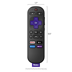 Roku Voice Remote (Official) for Roku Players, Roku TVs and Roku Audio