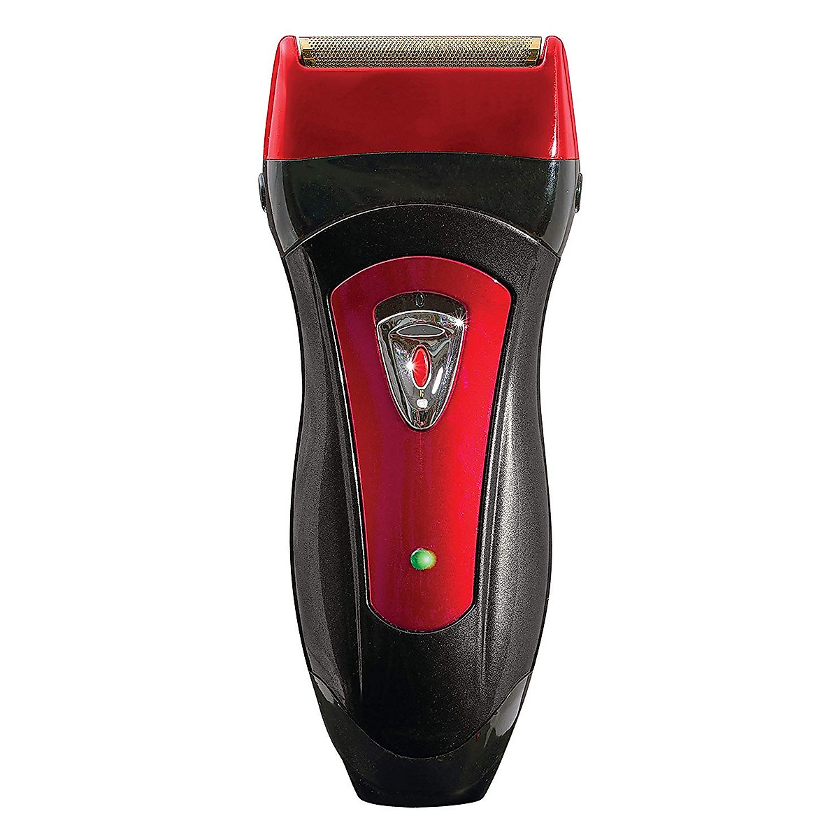Red Dual Foil Cordless Shaver For Men - Double Head Electric Rechargeable Travel 2 Dimensional Floating Blade System with Double Foils And Pop Up Beard Trimmer