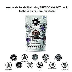 eat G.A.N.G.S.T.E.R. Gluten-Free, Grain-Free, Allergy-Friendly Dark Choconot Fudge Cake & Muffin Mix. Easy to Make, Great for those with Food Sensitivities, on Elimination Diets or the AIP and Paleo Diets.