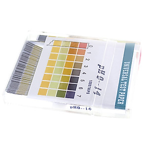 PH Test Strips, PH Paper 0‑14 Scientific Range Precise for Soil Laboratory