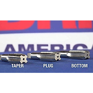 Drill America - T/A54226 6-32 High Speed Steel Tap Set, T/A Series