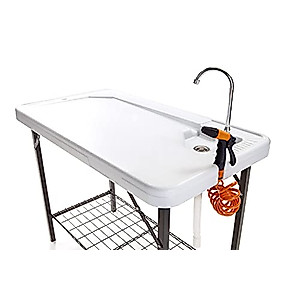 SEEK SKFT-48S Deluxe Cleaning Table, Large, White