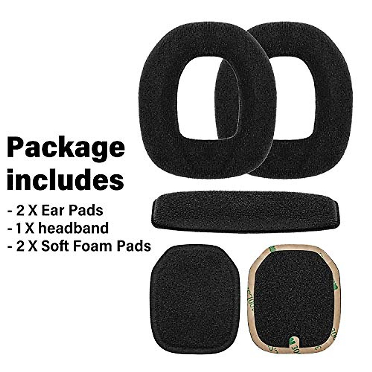 A50 Ear Pads Headband Compatible with Astro A50 a50 Gen 3 Gen 4 Gaming Headset I Replacement Ear Cushions I Velour (Not Suitable for Astro A50 Gen 1 Gen 2)