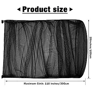 Bird Cage Covers for Night Cage Covers Petbirds Parakeet Cage Cover Pet Birds Adjustable Bird Cage Cover for Bird Critter Cat Cage to Small Animal Privacy & Comfort (Black)