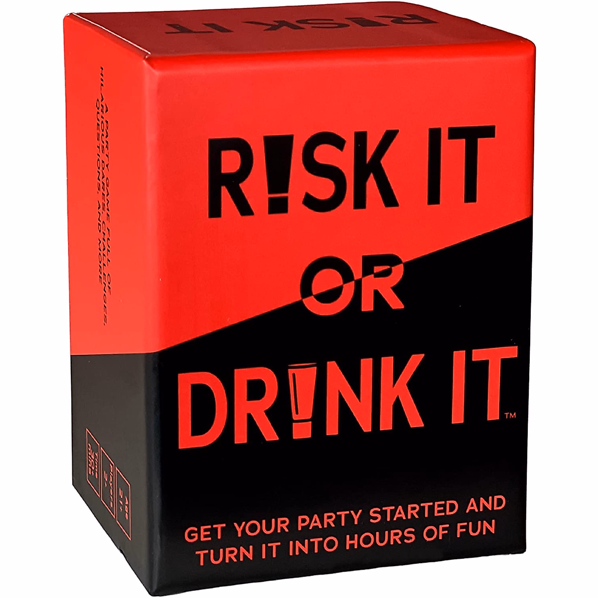 Fun Drinking Game for Parties: 150 Hilarious Dares & Risky Questions for Adults Games Nights - Adult Cards for Party Pregames, College or Bachelorette
