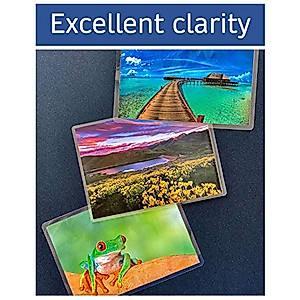 Jasel 100-pack Thermal Laminating Pouches Bundle Pack, 5 Mil Thickness, Assorted Hot Laminator Sheets Clear Pockets, Variety of Sizes for Letter Size 8.5x11 inch, Photo Sizes 5x7 inch and 4x6 inch