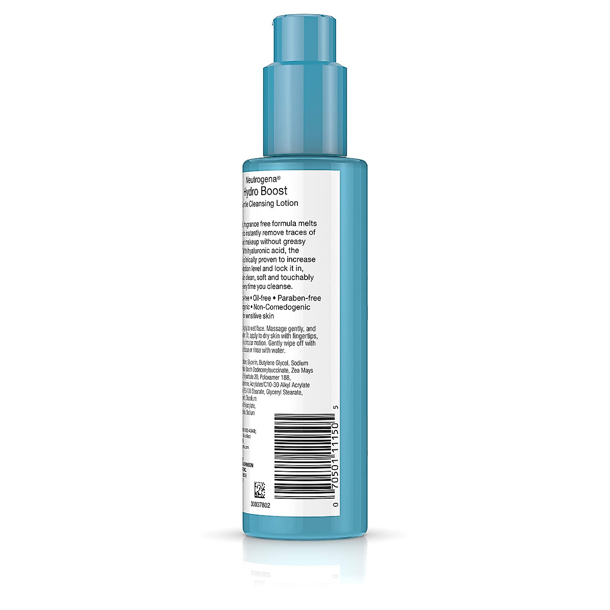 Neutrogena Hydro Boost Gentle Cleansing Lotion 5 Ounce Fragrance-Free (147ml)