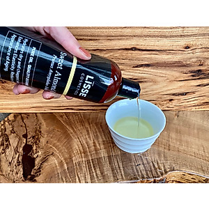 Lisse Cosmetic Grade - 100% Pure Sweet Almond Oil – Batch Tested and Third Party Verified – Unscented and Zero Additives