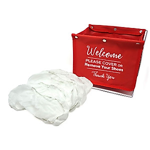 Foldable Shoe Cover Holder - Save with our 2 Pack - (Red - 2 Pack)