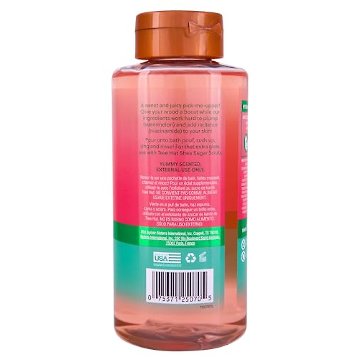 Tree Hut Watermelon Nourishing, Moisturizing & Hydrating Foaming Gel Wash, 18 oz.
