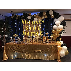 Old Lives Still Matter Birthday Banner, Old Lives Still Matter Birthday Decorations, Funny Birthday Banner, Retirement Party Banner,Funny Birthday and Retirement Party Decorations (Pre-Assembled)