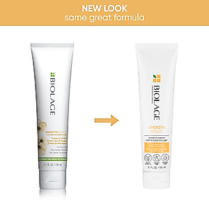 Biolage Smooth Proof Leave-In Cream | Controls Frizz, & Detangles for Smoother, More Manageable Hair | Paraben-Free | For Frizzy Hair | 5.1 Fl Oz