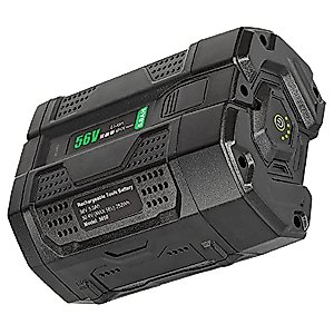 5000mAh 56V Lithium-Ion Replacement Battery Compatible with EGO BA2800 BA4200 BA1400 HT2400 LB6504 LB5804 56V Power Tools