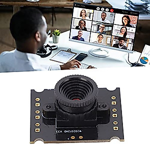 USB2.0 Webcam Module, MJPEG Format Multifunctional 1MP 3.0mm Camera Module QR Code Scanning Photosensitive Chip Manual Focusing with USB Cable for Computer