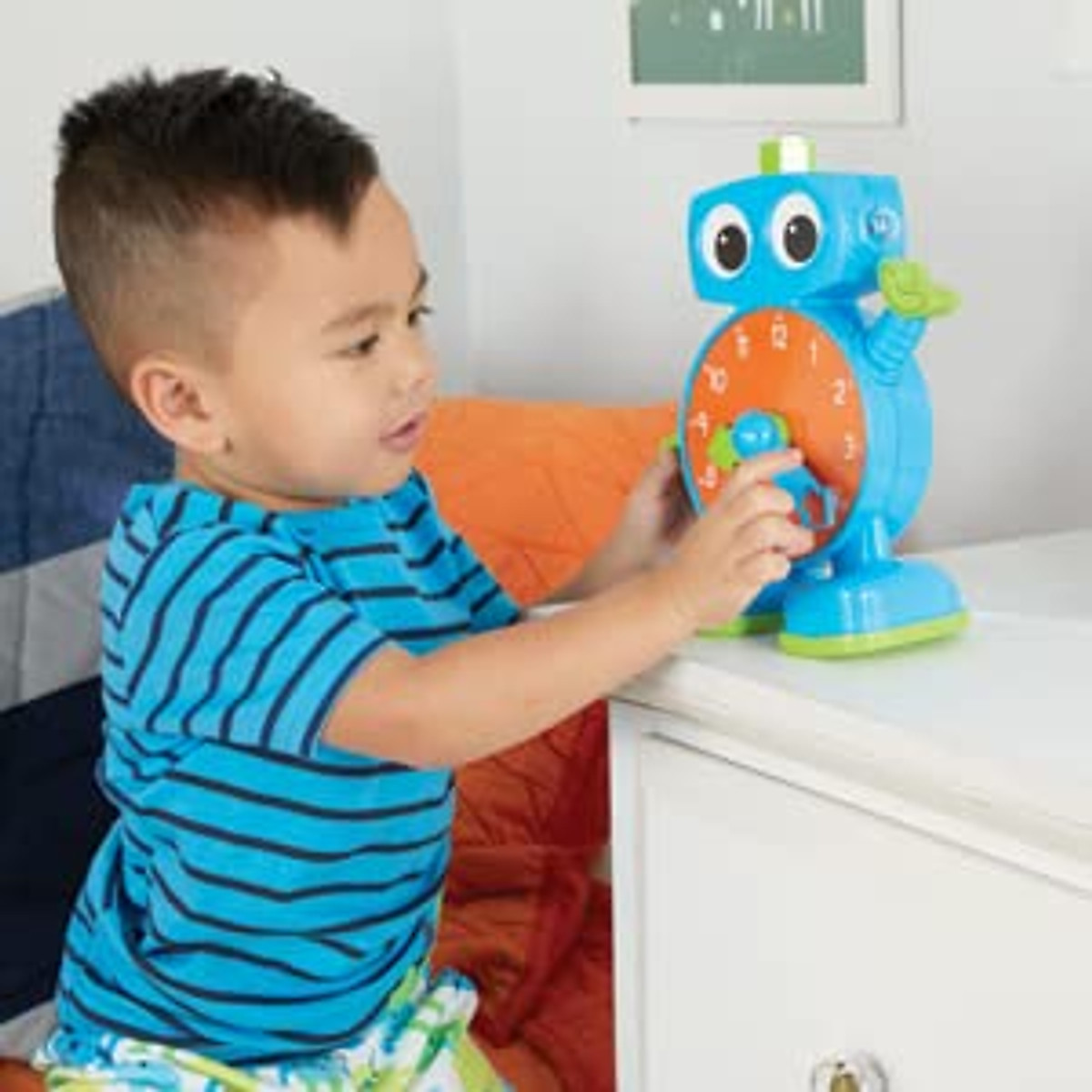 Learning Resources Tock The Learning Clock - 1 Piece, Ages 3+ Educational Talking & Teaching Clock, Toy Clock for Toddlers, Educational Toys for Kids