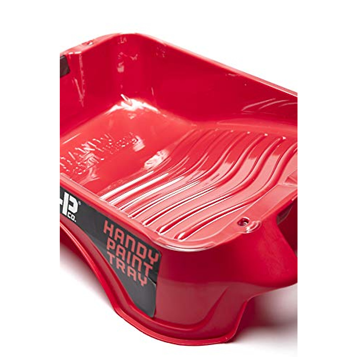 Handy Paint Tray, Deep-Well Design Holds Up to a Gallon of Paint or Stain, Sturdy Handles on Both Ends, Integrated Magnetic Brush Holder