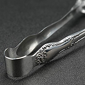 MASSJOY Bar Ice Hockey Special Eagle Claw Shape Ice Tongs Serving Tongs.