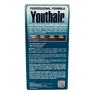 Youthair Crème, Color Restoring Conditioning, Formula, 3.75 Ounces
