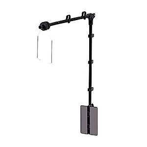 OIIBO Reptile Lamp Stand, Reptile Heat Lamp Stand Adjustable Height Hanging Lamp Fixture Holder for Reptile Terrarium Tank UVB Heating Light