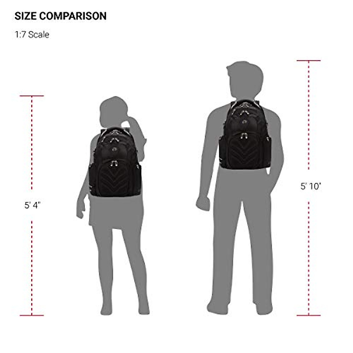 SwissGear Men's Laptop, Black, Large