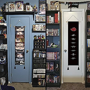 DigiTizerArt Hanging Poster Canvas Wall Art Banner Manga Series | Wall Hanging Tapestry Decoration For Anime Fans | 33 x 135 cm (leaf village symbol)