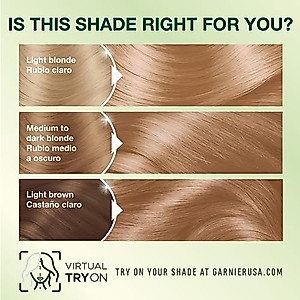 Garnier Hair Color Nutrisse Nourishing Creme, 82 Champagne Blonde (Champagne Fizz) Permanent Hair Dye, 2 Count (Packaging May Vary)