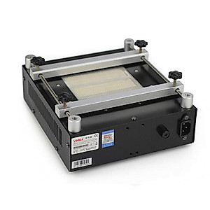 853A 600W IR Preheating Rework Station PCB Infrared Preheater BGA Rework Hot Plate Preheating Oven Welder 50℃-350 ℃ 110V