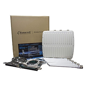 Hawking Technology Outdoor Wireless AC1750 Managed AP Pro Wireless-AC Concurrent Pole/Wall-Mount PoE Enabled Access Point (HOW17ACM)