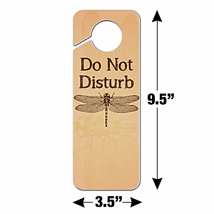 GRAPHICS & MORE Dragonfly Vintage Insect Plastic Door Knob Hanger Sign